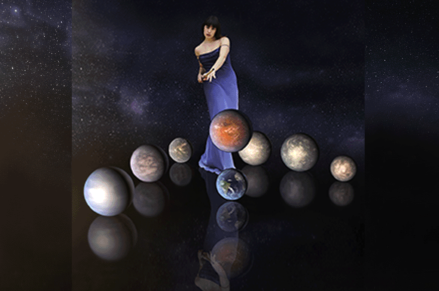 Digital-Collage-Animation: What do planets sound like? | ÁNGELA BRUN